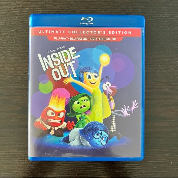 Disney | Media | Disney Pixar Inside Out Bluray 3d And Dvd Kids And ...